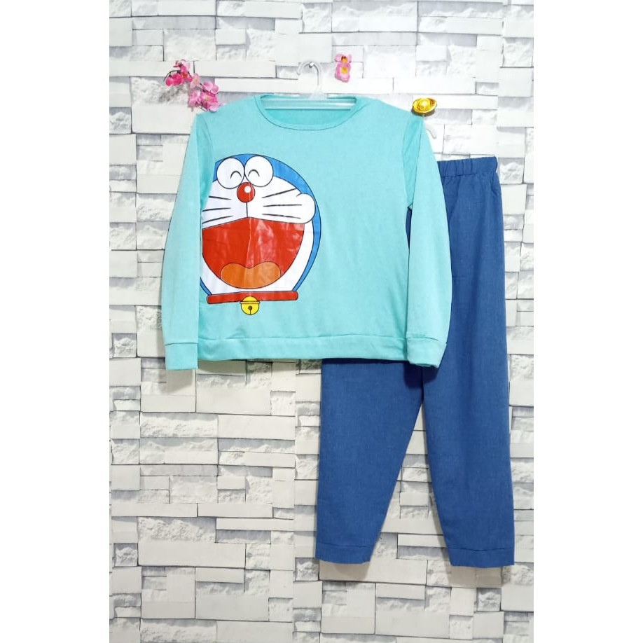 Doraemon Suits, Casual Suits, Nightgowns, Doraemon Pajamas | Shopee ...