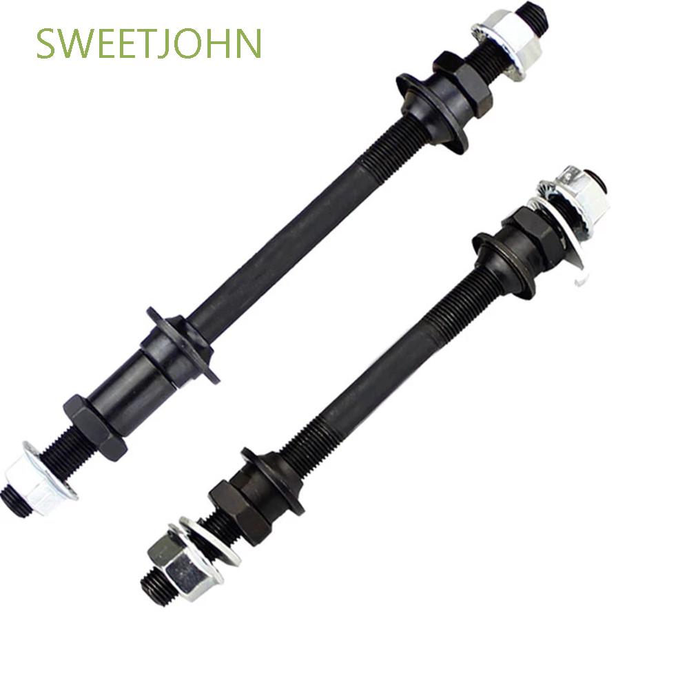 SWEETJOHN 150mm 180mm Bicycle Wheel Hub Axle BMX Front Back Axles Bike ...