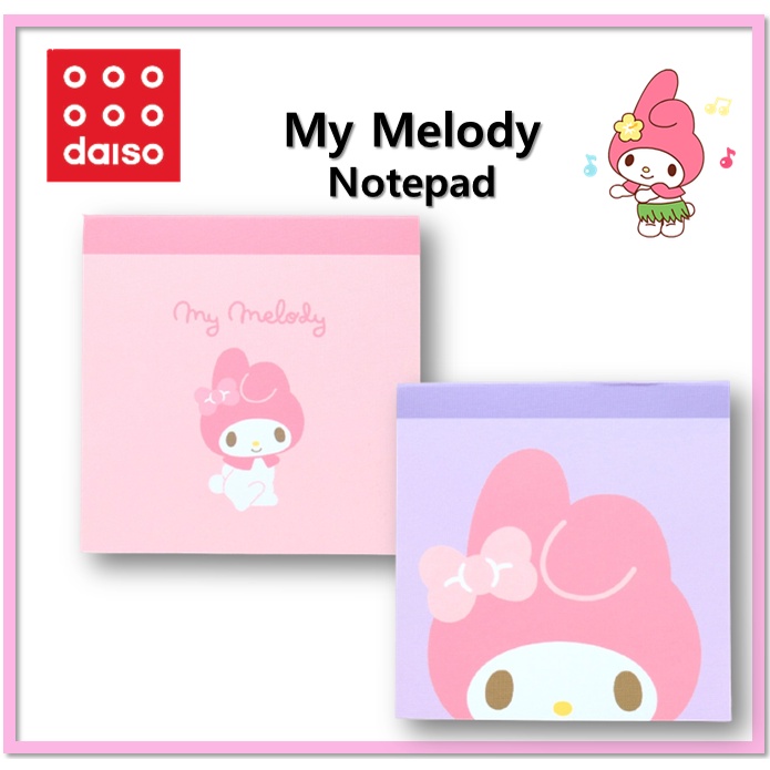 [DAISO KOREA] MyMelody Paper Note Pad 70ea | Shopee Singapore