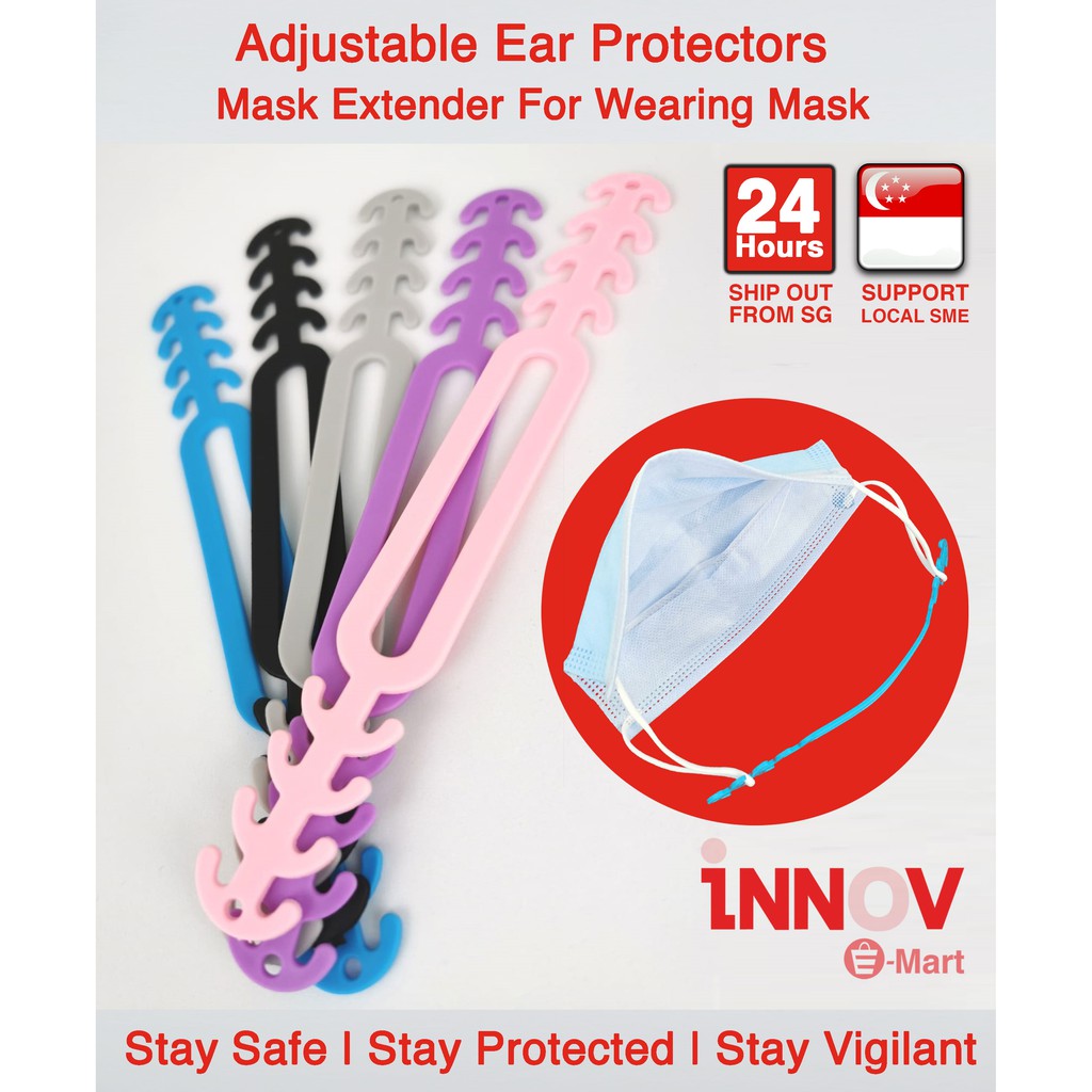 Face Mask Extender - Use it if is mask's ear loop is causing discomfort ...
