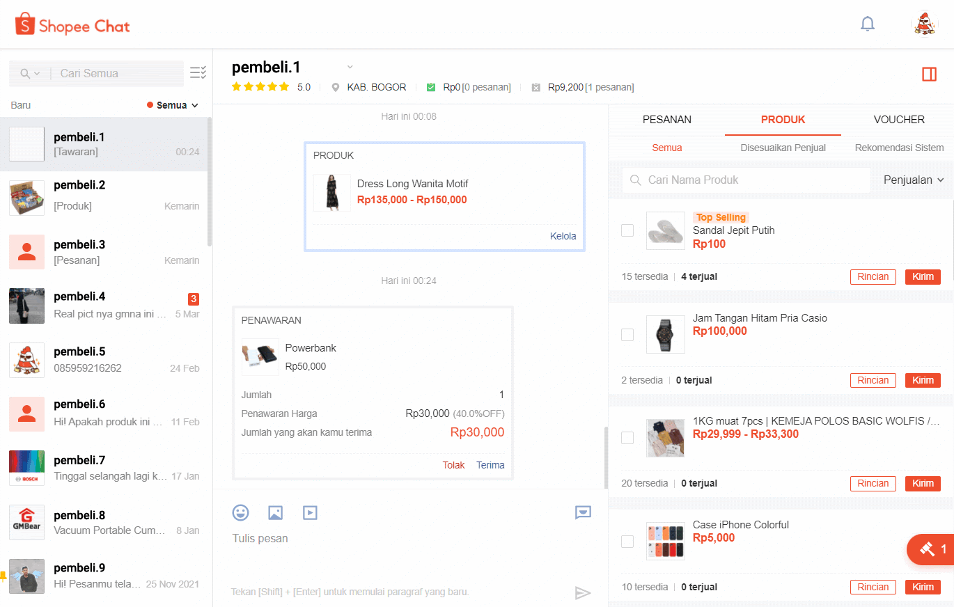 Tentang Portal Fitur Chat Penjual | Pusat Edukasi Penjual Shopee Indonesia