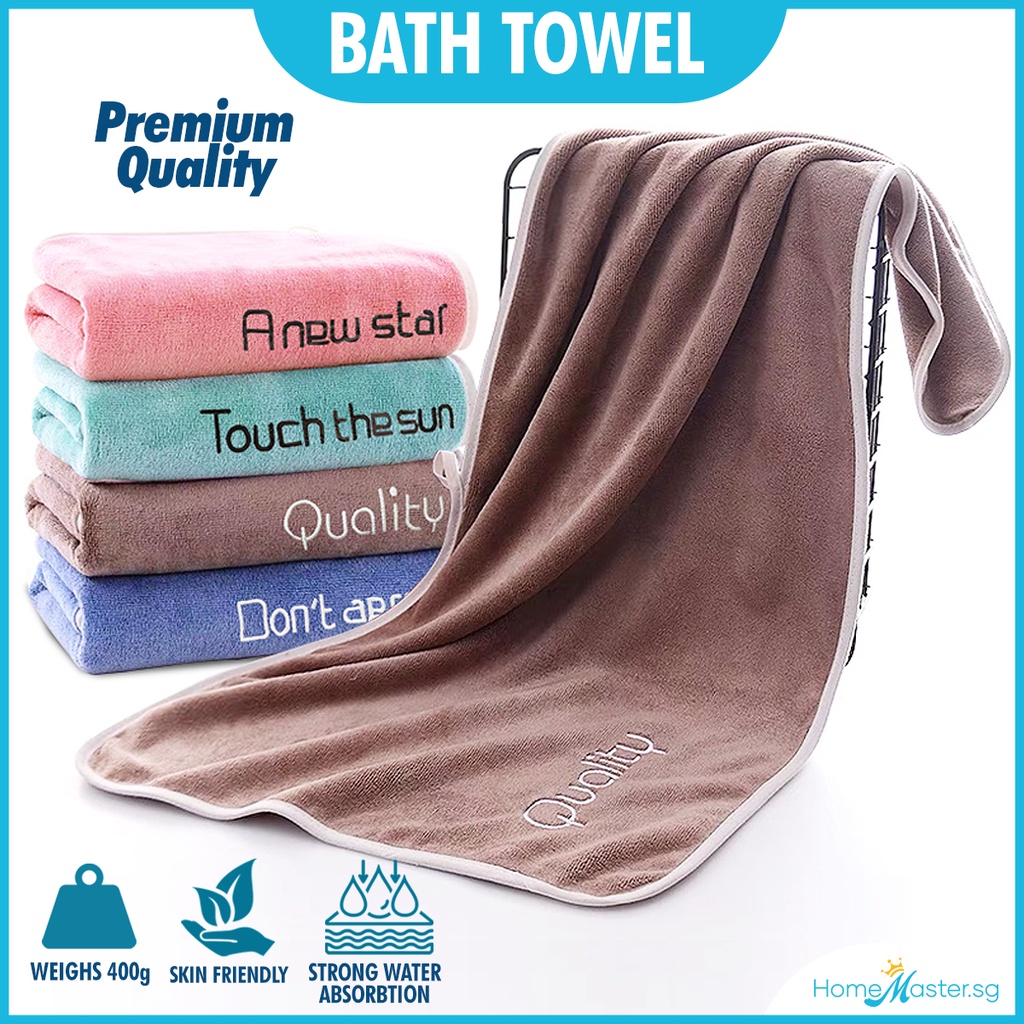 [SG Ready Stock] Premium Super Soft Bath Towel 70x140cm (400g) | Shopee ...