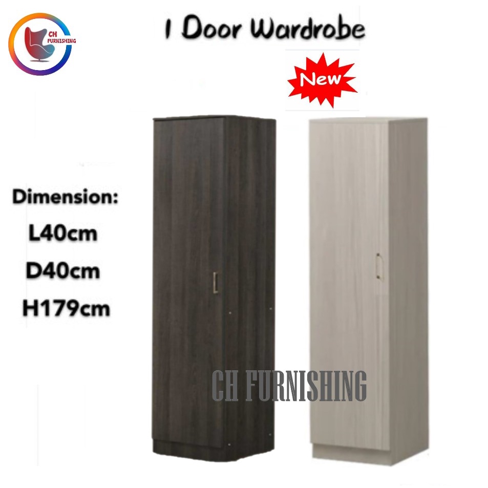 1 DOOR WARDROBE/ 1 DOOR CABINET/Single Door Wardrobe Cabinet | Shopee ...