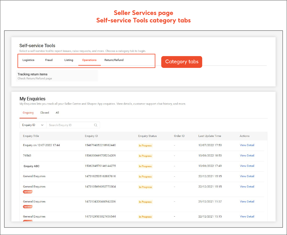Navigate The Services Page Sg Seller Education Shopee