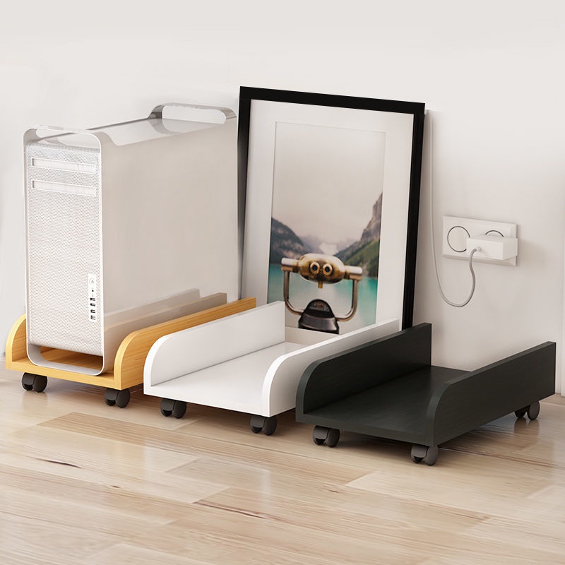 Desktop Computer Host Bracket Pad Riser Base under Table CPU Frame ...