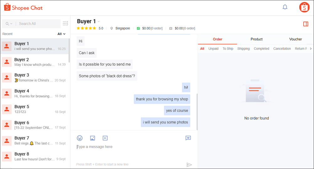 Managing sales on Shopee Seller Chat | Shopee PH Seller Education Hub