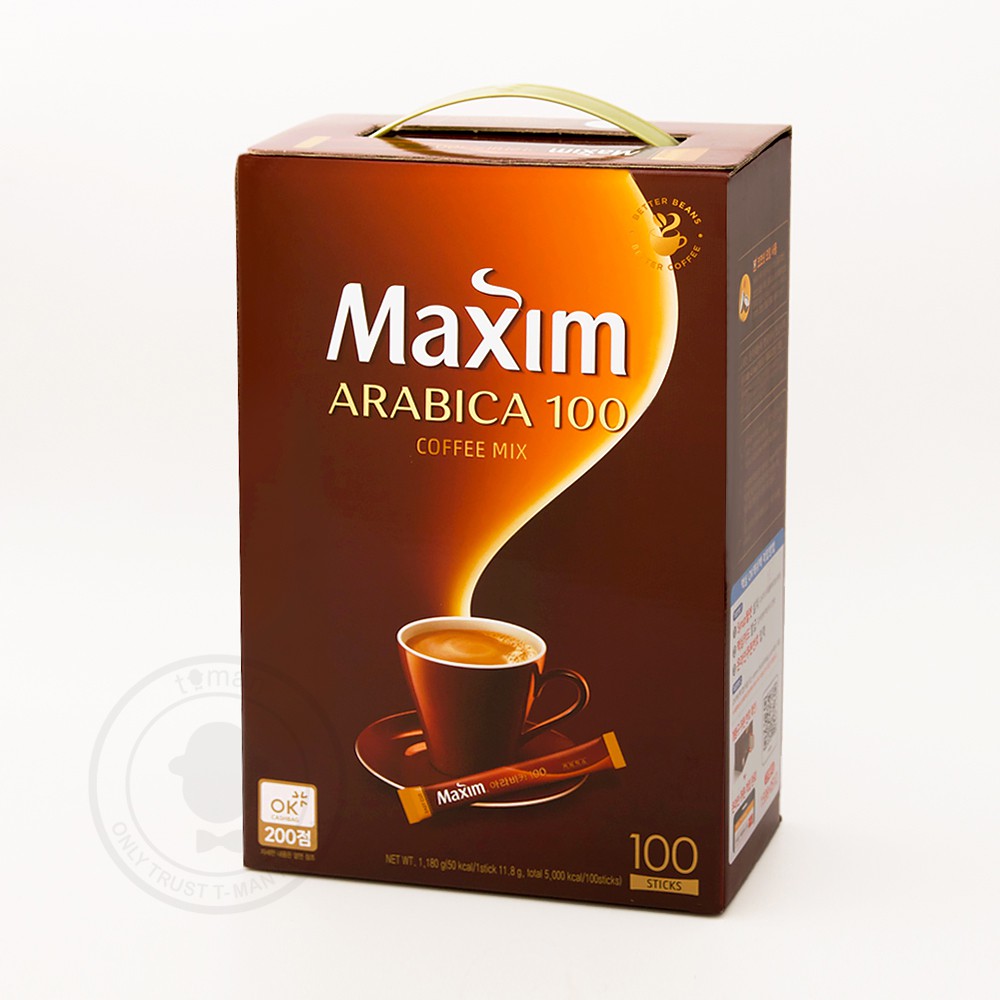 Maxim Arabica 100 coffee mix 100 sticks | Shopee Singapore