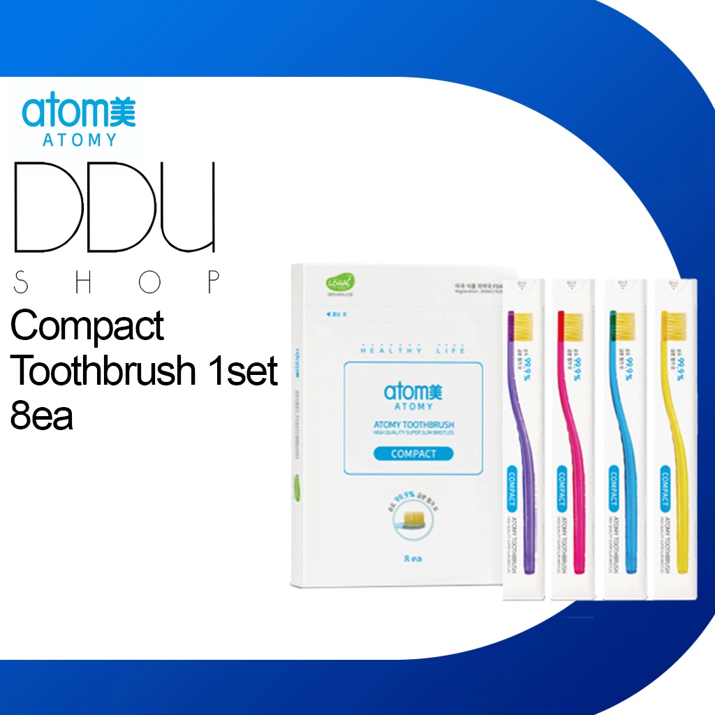 Atomy / Compact Toothbrush 1set (8ea) | Shopee Singapore
