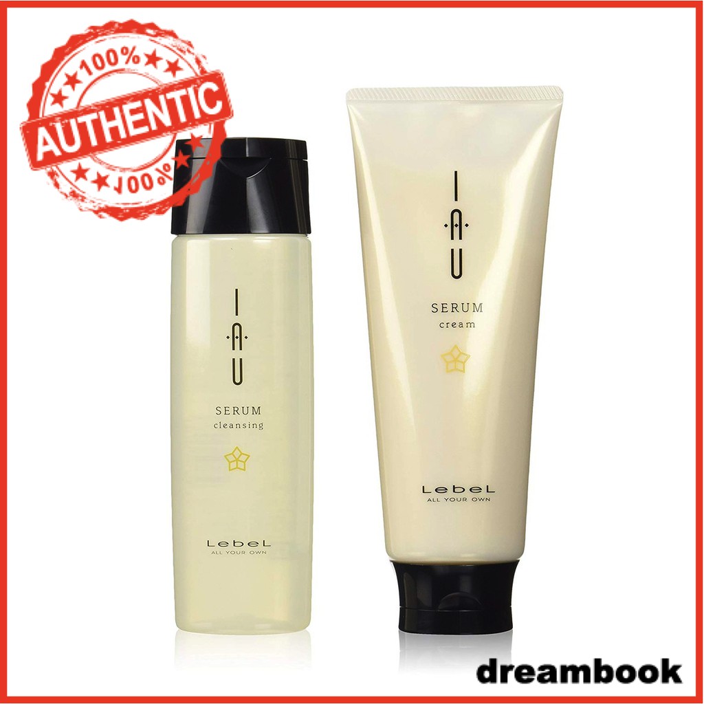 Lebel IAU Serum Cleansing Shampoo / Cream Treatment 200ml | Shopee ...