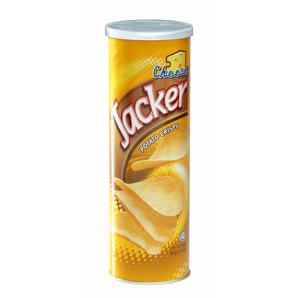Jacker Potato Crisps Cheese Flavour 160g (Halal) | Shopee Singapore