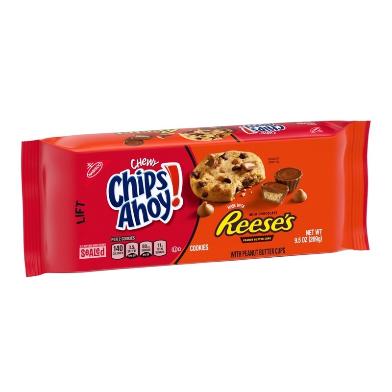 Chips Ahoy! Chewy chocolate chip cookies with Reese's peanut butter ...