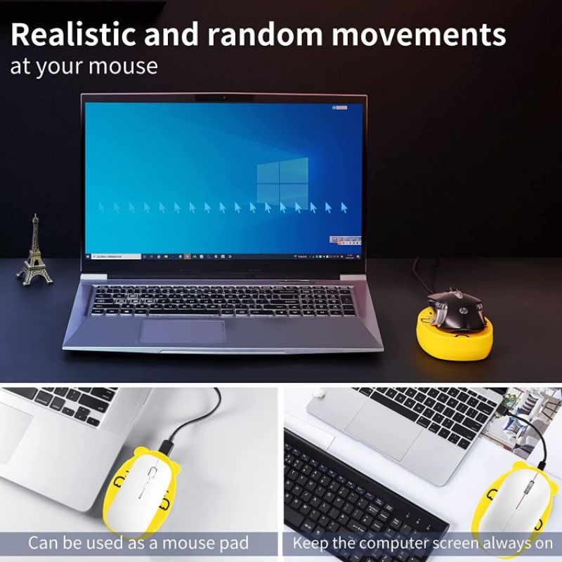MOUSE MOVER CURSOR JIGGLER COMPUTER USB CURSOR | Shopee Singapore