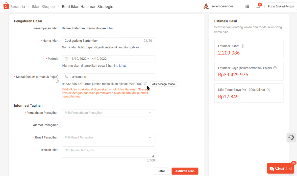 Membuat Iklan Halaman Strategis | Pusat Edukasi Penjual Shopee Indonesia