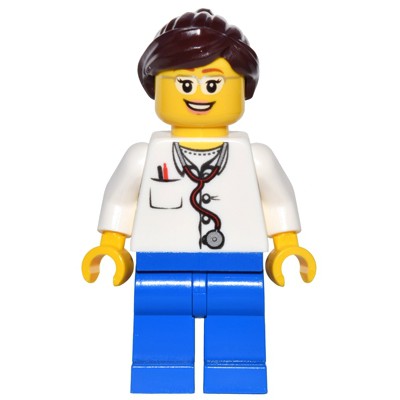 LEGO Doctor Minifigure (female) | Shopee Singapore
