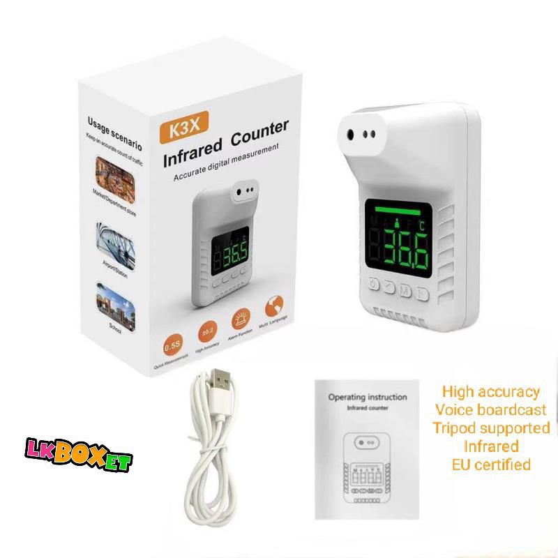 (Next day SG shipping) digital thermometer K3 Wall Mounted Infrared ...