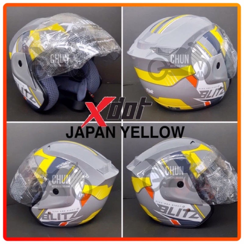 XDOT BLITZ G518B HELMET Motocycle High Quality With Visor (New Colour ...