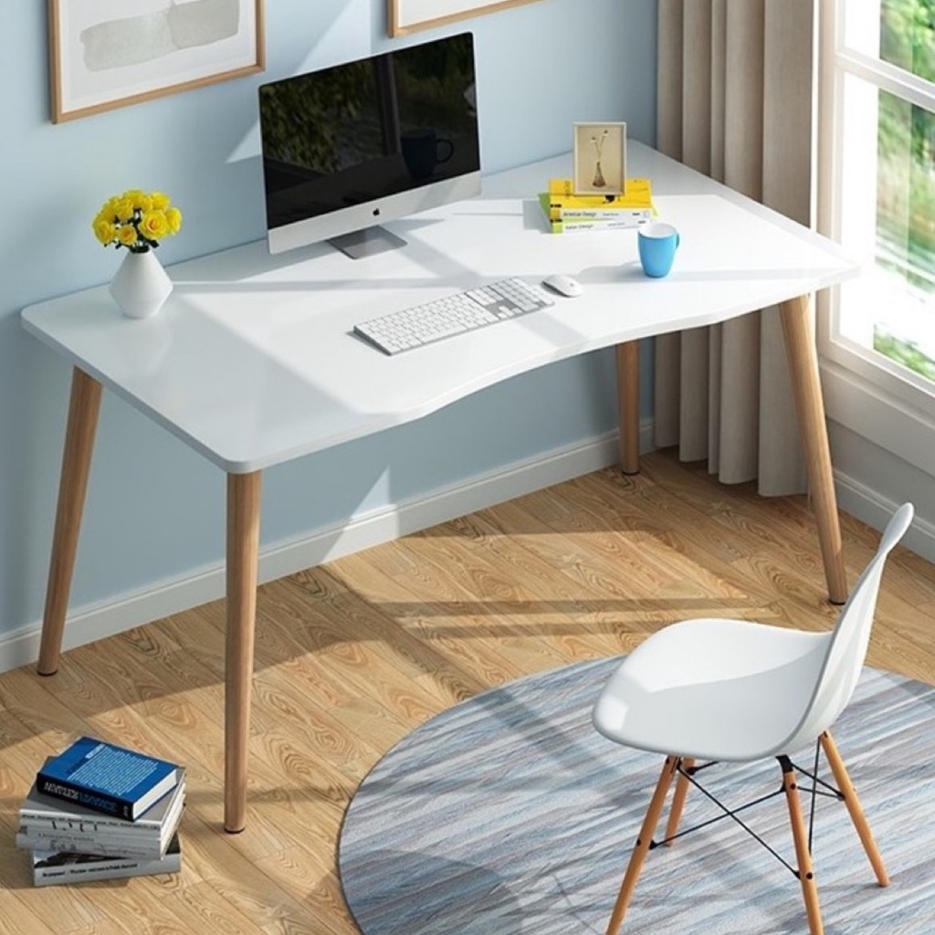 HOMELY Nordic Desk Computer Desk Modern Simple Desk Table Writing Desk ...