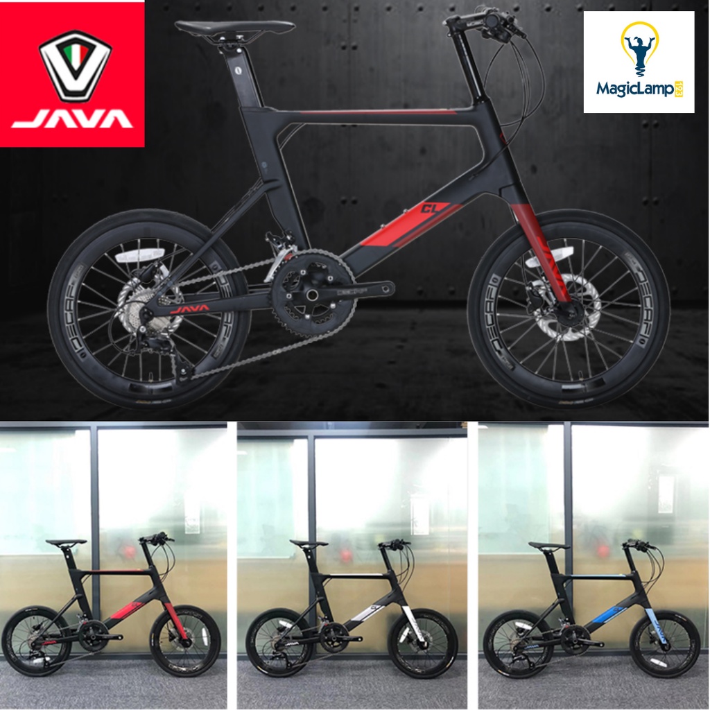 SG Ready Stock - Java Carbon Mini Velo CL CB Straight Bar 18 Speed ...