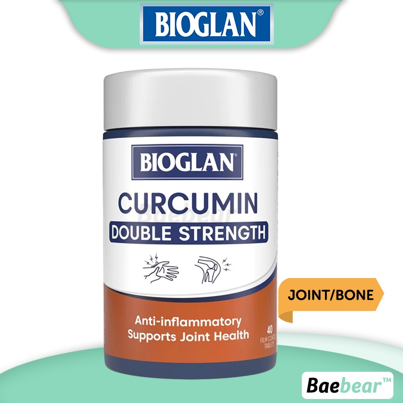 Bioglan Curcumin Double Strength 1200mg 40 Tablets (BaeBear.sg ...