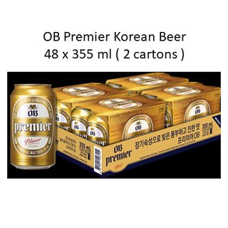 OB Premier Korean Beer -- 48 x 355 ml ( 2 cartons ) | Shopee Singapore