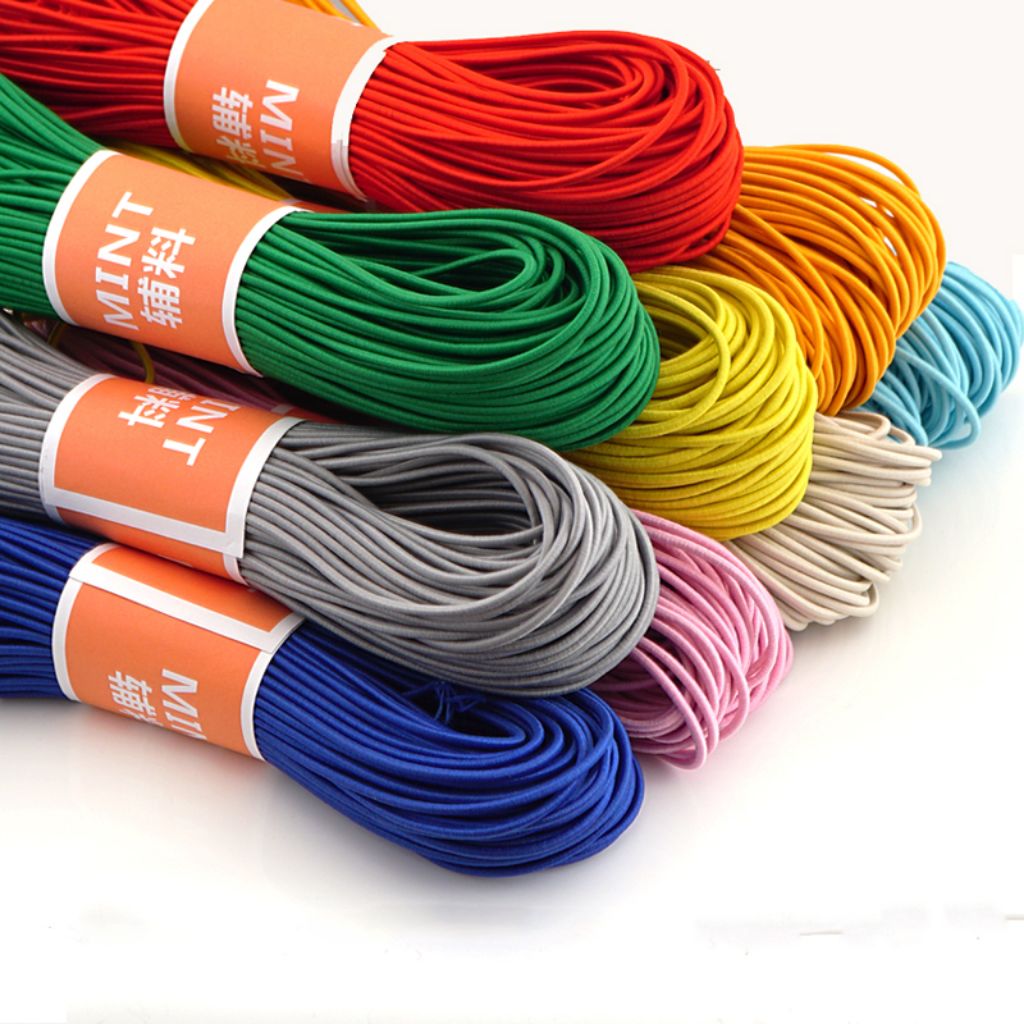 3mm 10m elastic band rubber band rope cord color children circular thin ...