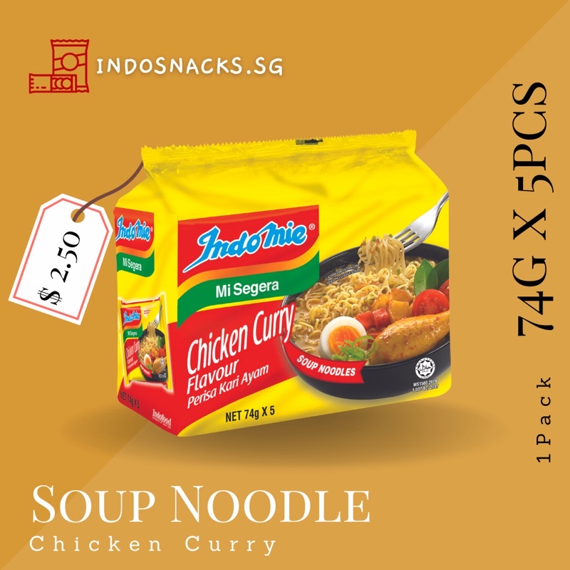 Indomie Soup Noodle Chicken Curry HALAL | Shopee Singapore