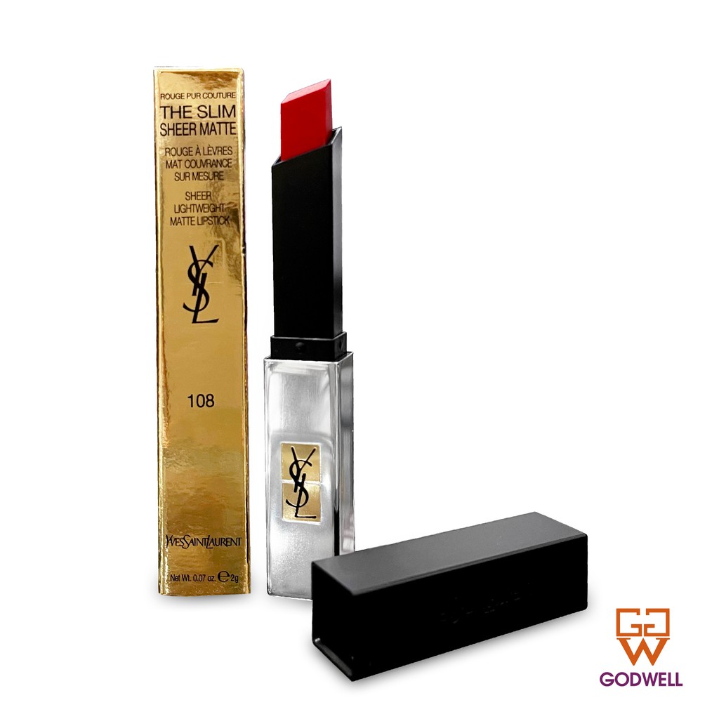 Yves Saint Laurent - YSL Rouge Pur Couture The Slim Sheer Matte ...