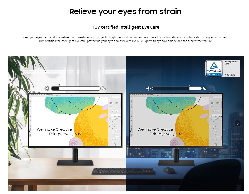 Samsung 27 Inch ViewFinity S8 UHD Monitor With DCI-P3 98%, HDR and USB ...