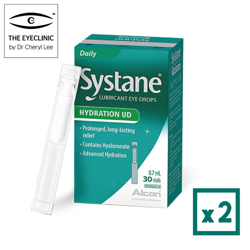 [Bundle of 2 Boxes] Systane Lubricant Eye Drops 30 x 0.7ml vials ( Dry ...