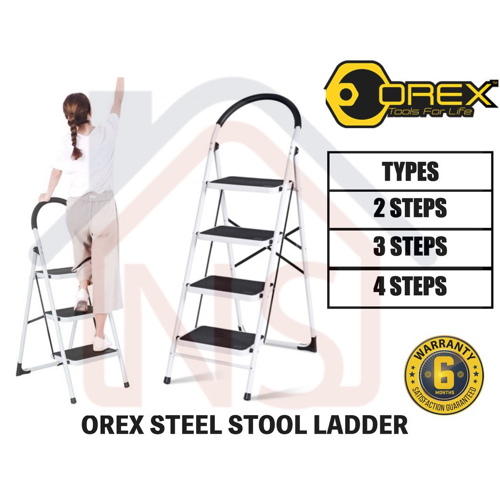 OREX Household Foldable Step Ladder / Stool QC Approved With 6 months ...