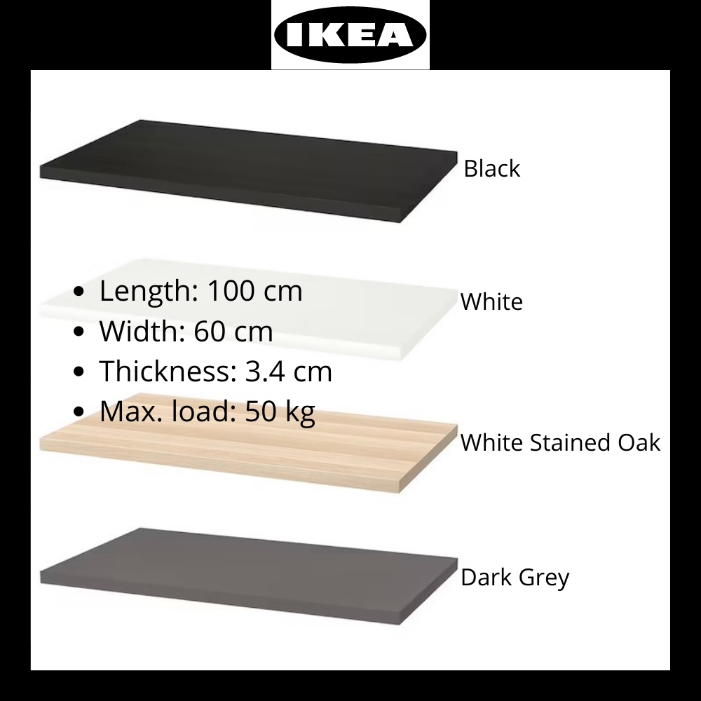 IKEA LINNMON Table Top, Working Desk, Kids Study Table, 100x60cm ...