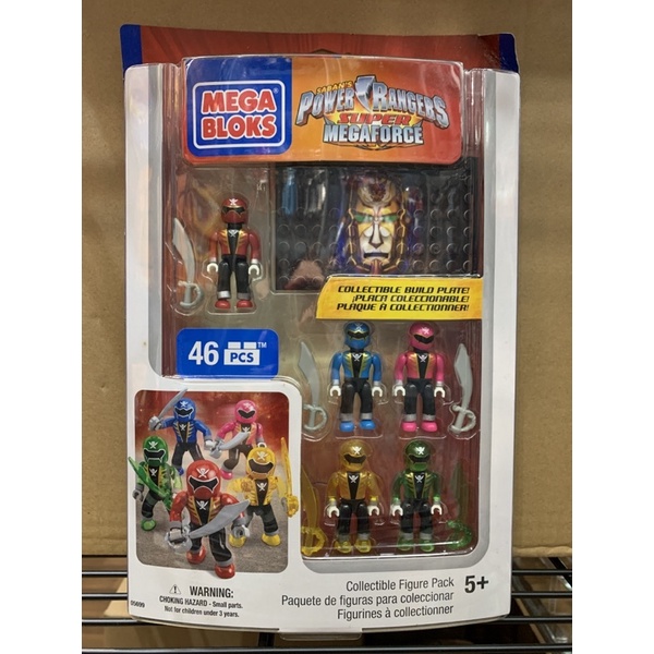 Mega Bloks Power Rangers Super MegaForce Collectible Figure Pack ...