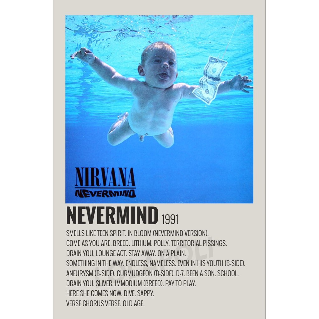 Album Cover Poster Nevermind In Utero Nirvana Posters / In Utero Poster ...