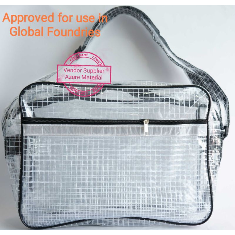 40cm (15.7") Cleanroom Bag Transparent Anti static Sling Bag Double ...