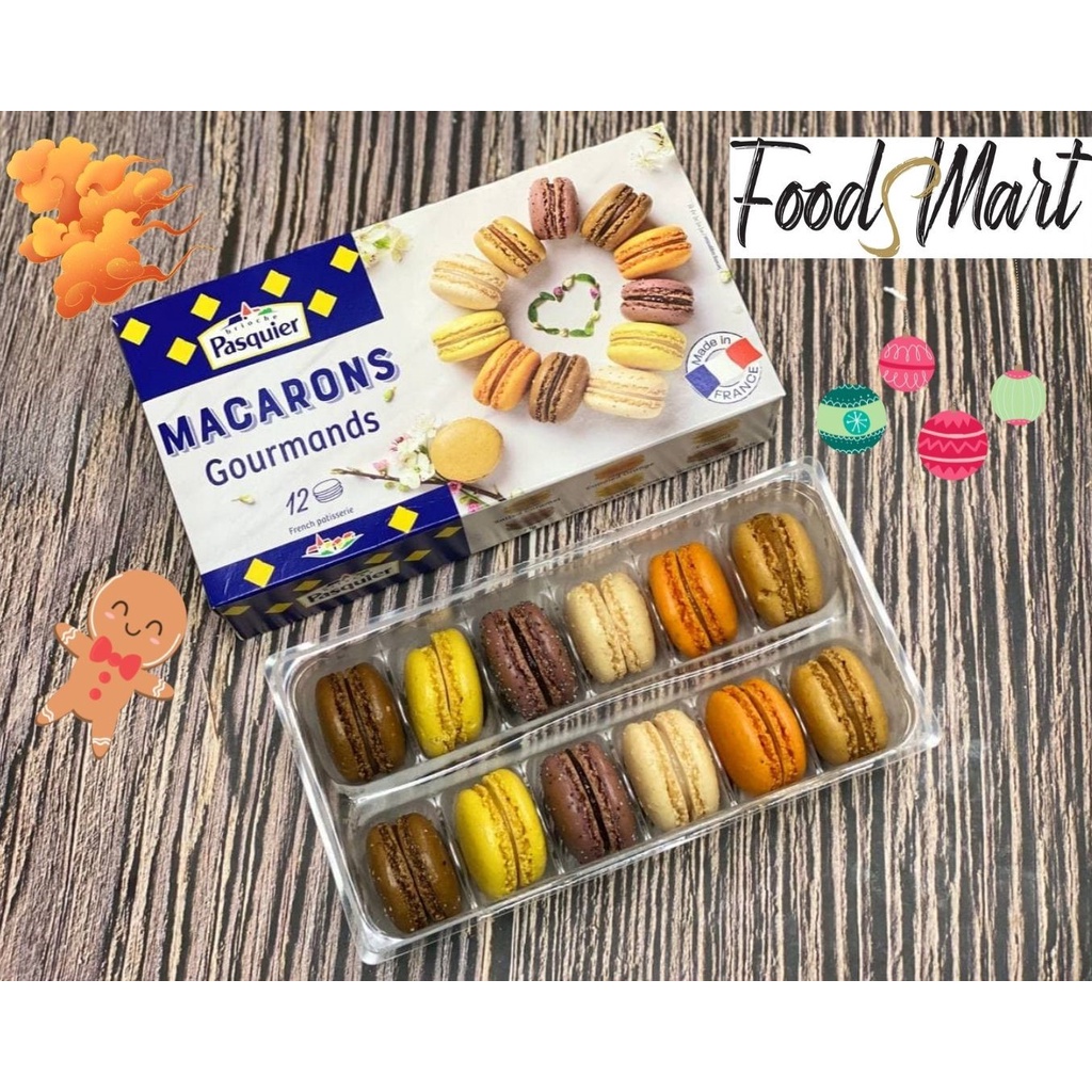 Macarons Gourmands 12 pcs-[FoodSmart] | Shopee Singapore