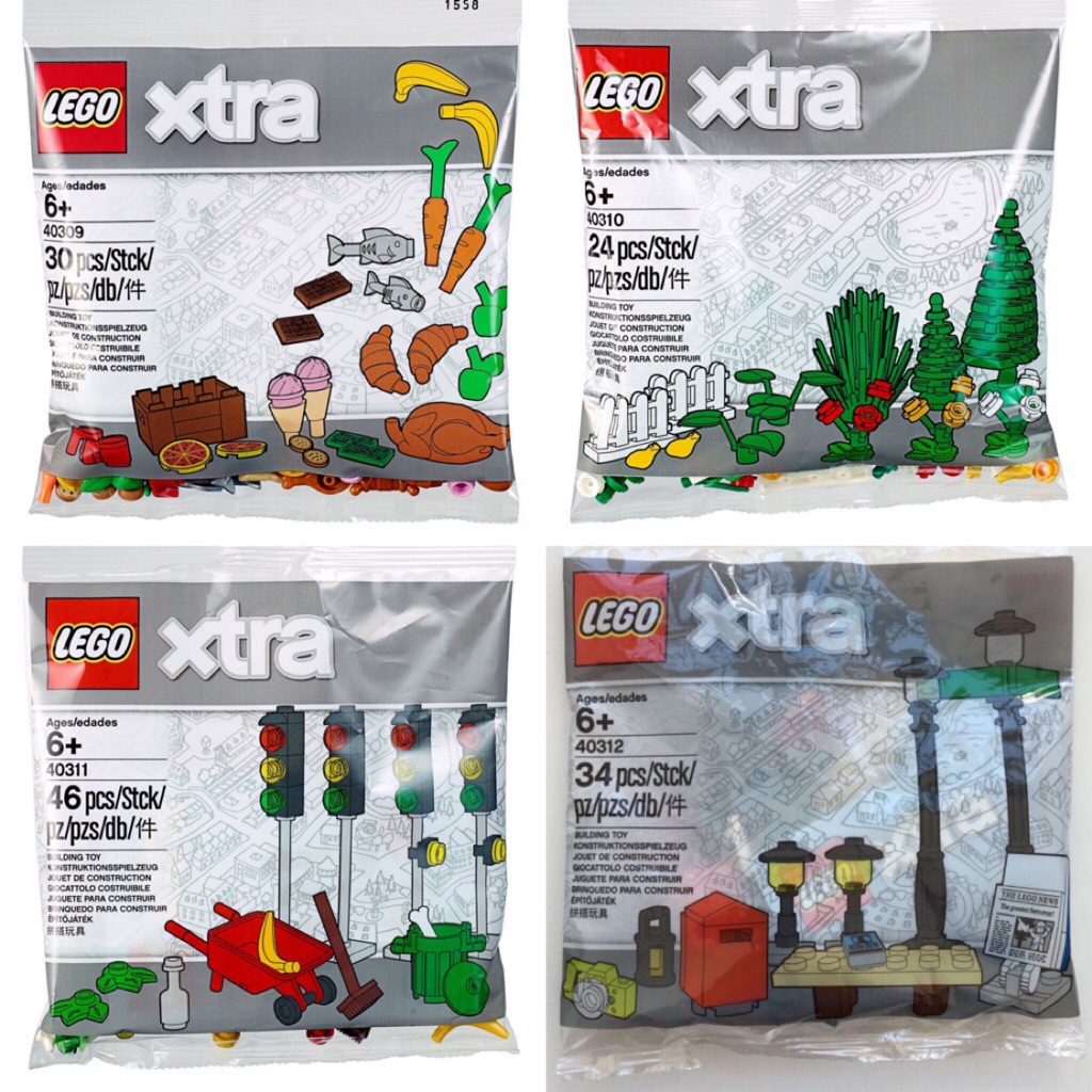 LEGO xtra (Polybag) 40309, 40310, 40311, 40312, 40313, 40341, 40368 ...