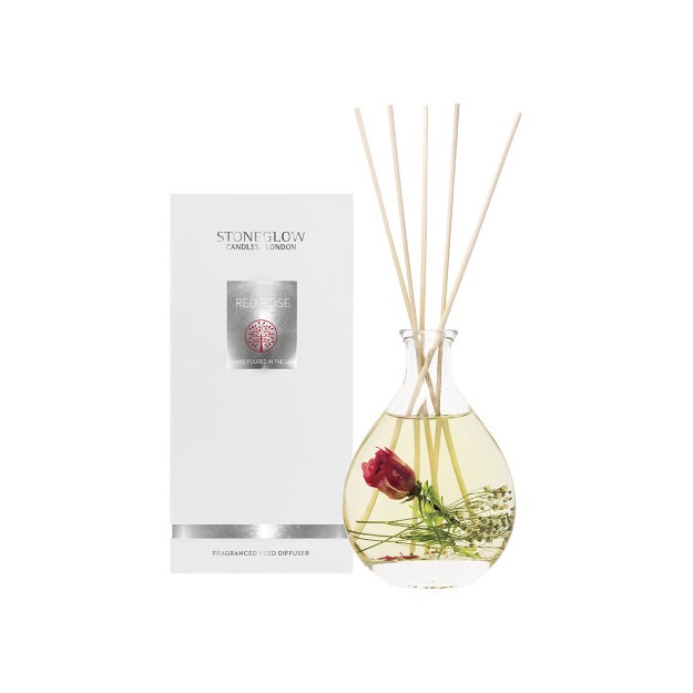 Stoneglow - Red Rose Reed Diffuser (180ml) | Shopee Singapore