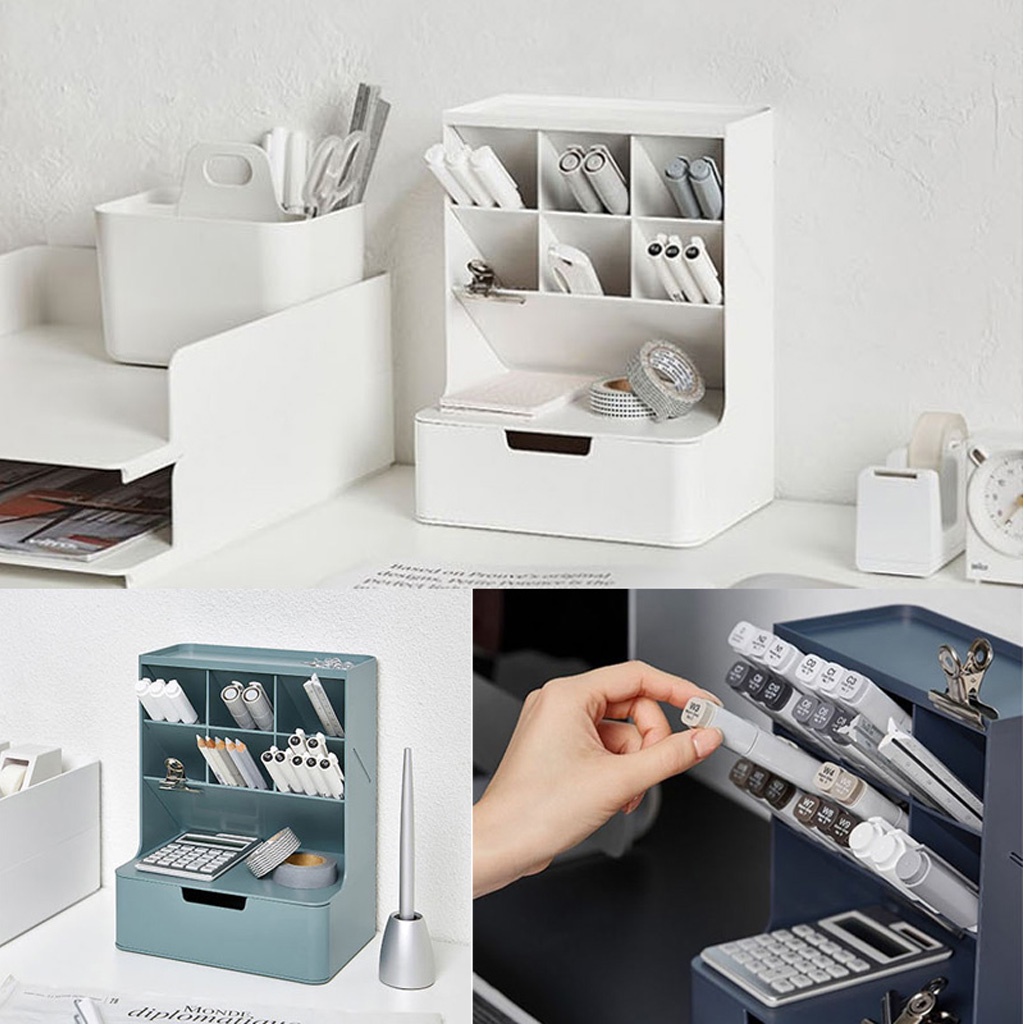 sysmax-hive-desk-organizer-pencil-stand-made-in-korea-shopee-singapore