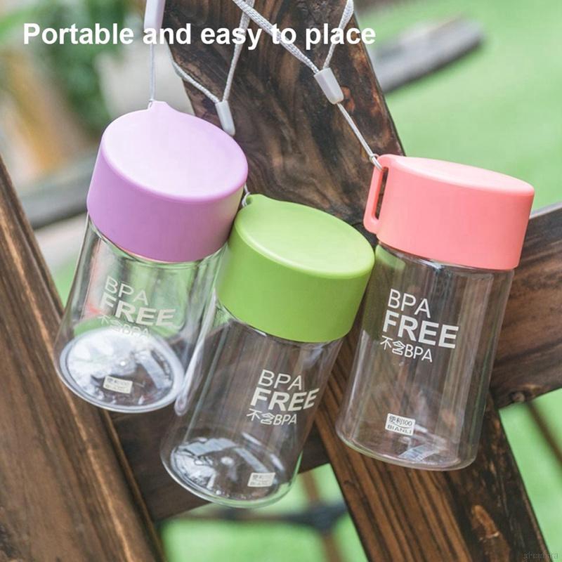 Unique Mini Plastic Water Bottle Leakproof Cute Transparent Small Water ...