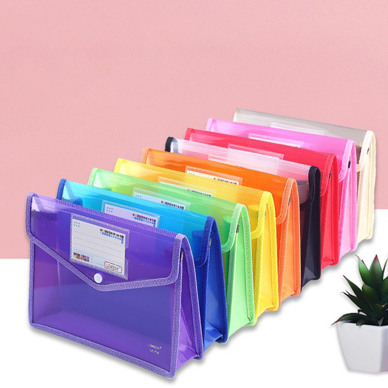A3 / A4 / A5 / FC Color Organ Bag Office Test Paper Storage Briefcase ...