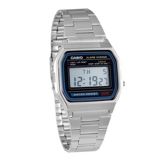 [Time Cruze] Casio A158 Vintage Stainless Steel Adjustable Strap ...