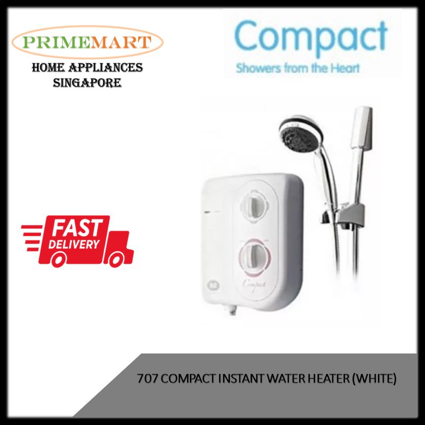 707 Compact Instant Water Heater (White) | Shopee Singapore