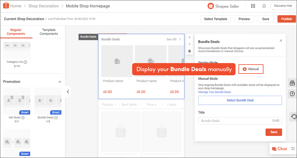 Basic Shop Decoration | Shopee SG Seller Education Hub