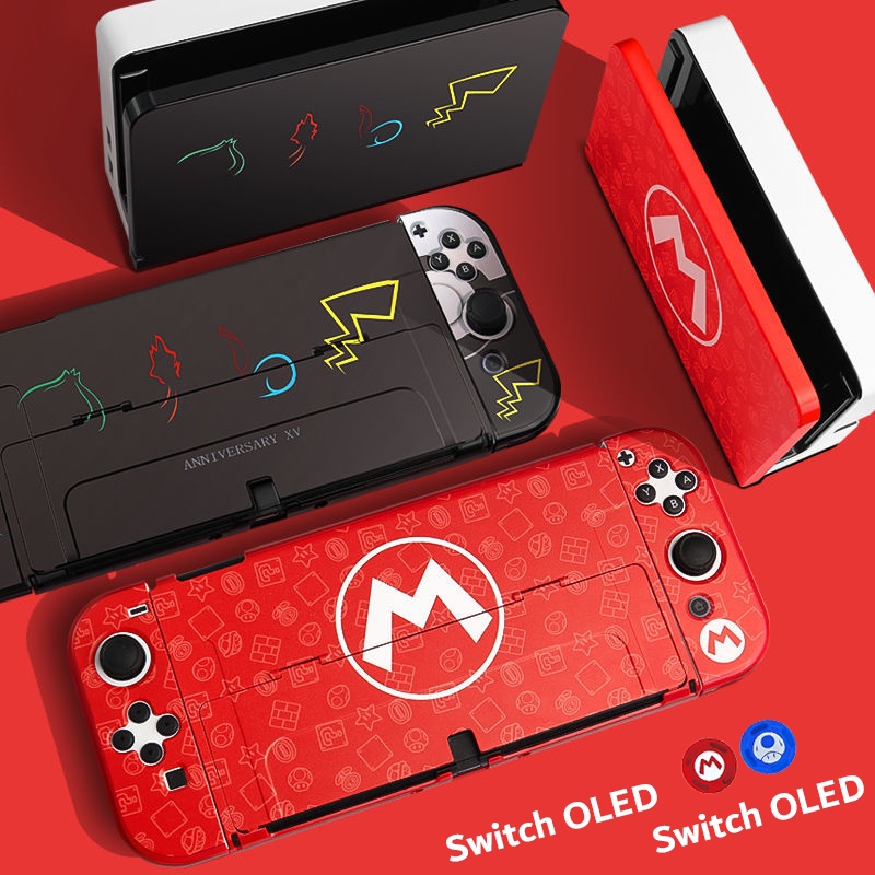 Accessories Bundle for Switch OLED, Dockable Hard Case for Nintendo ...