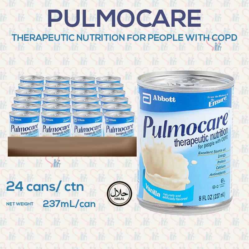 Abbott Pulmocare Nutritional Milk Liquid - Carton of 24 - Vanilla ...