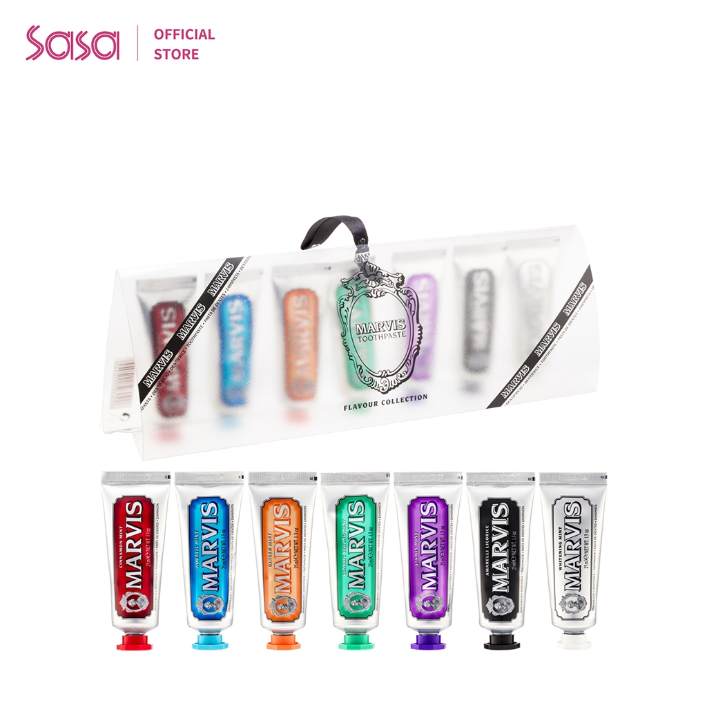 Marvis Flavor Collection Toothpaste (25ml x 7pcs) | Shopee Singapore