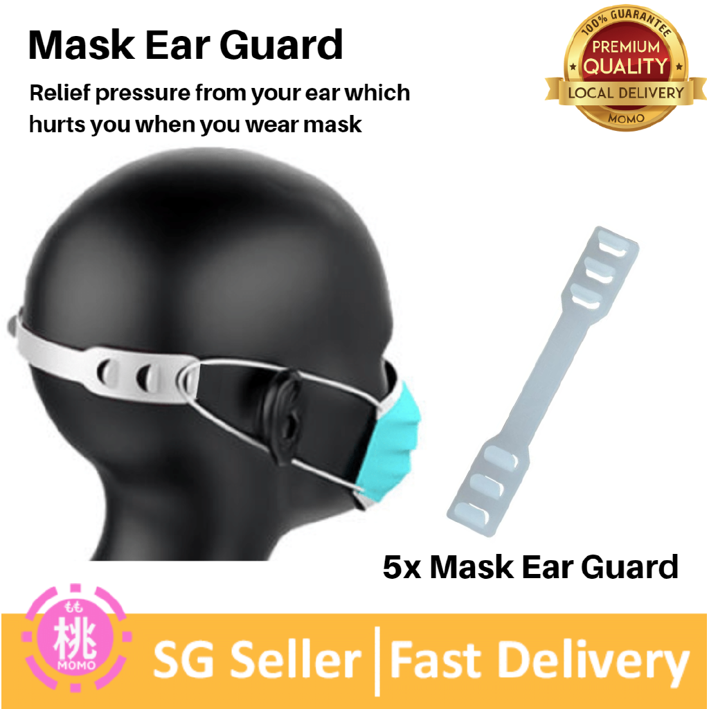 5 pcs Adjustable Mask Ear-loop Strap Guard , Protects, prevents painful ...