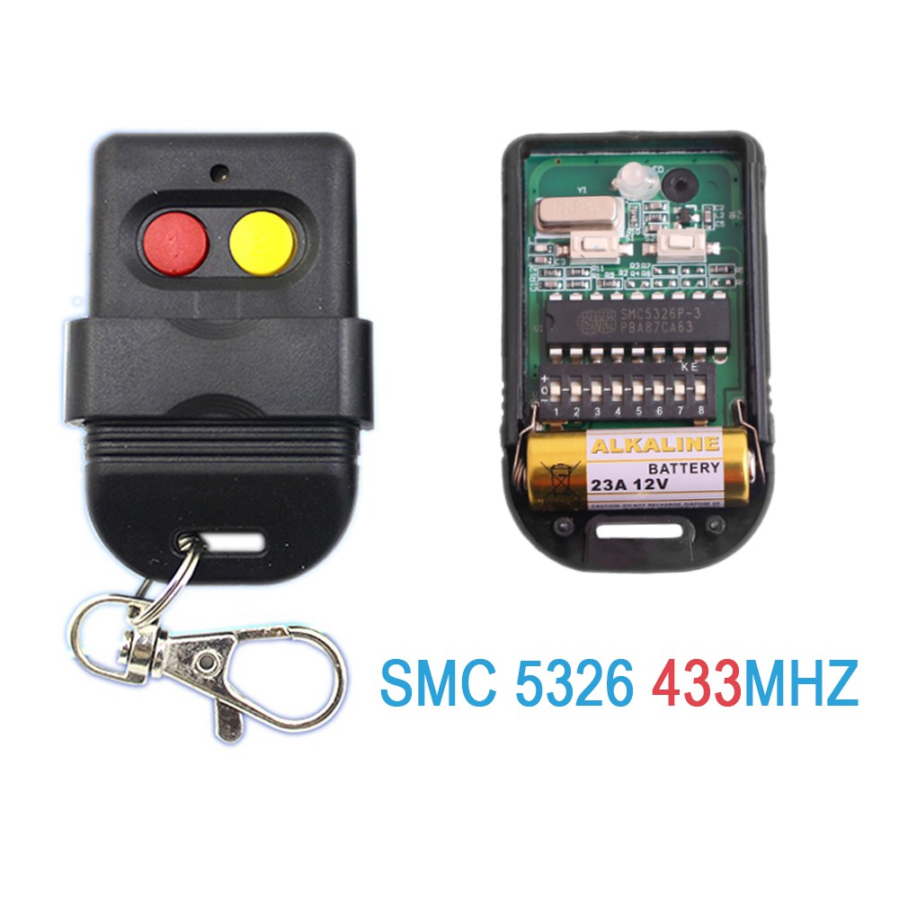 433.92mhz 8DIP SMC5326 Auto Gate Remote Control 433Mhz Switch(Battery ...
