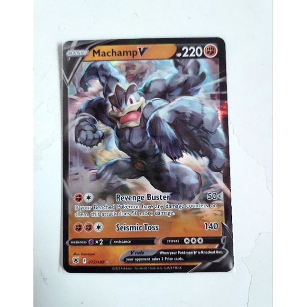 Pokemon machamp V astral radiance card | Shopee Singapore