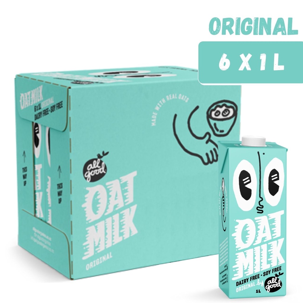 All Good Original Oat Milk (6 x 1 L) | Shopee Singapore
